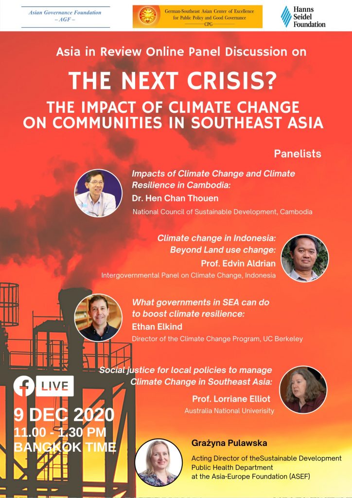 ASEF at Asia in Review Climate Change Panel - Asia-Europe Foundation (ASEF)
