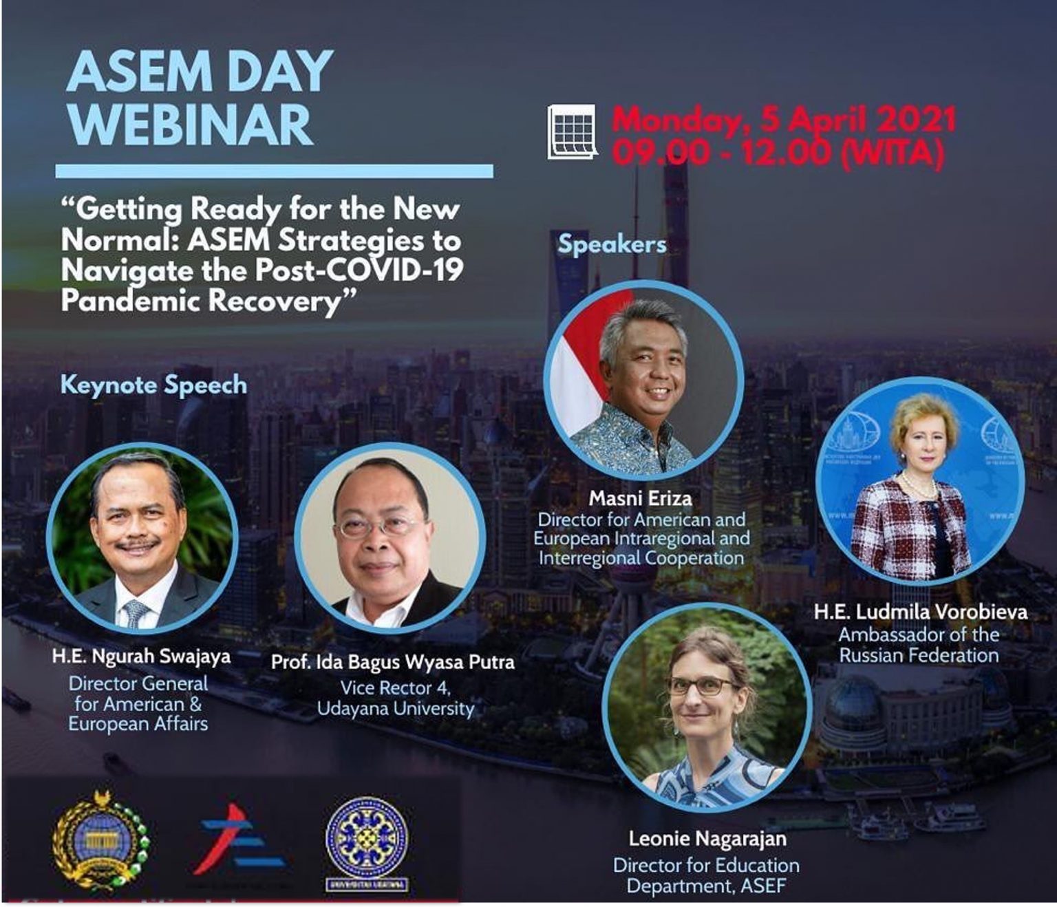 ASEF participation in ASEM Day Webinar on 'Getting Ready for the New ...