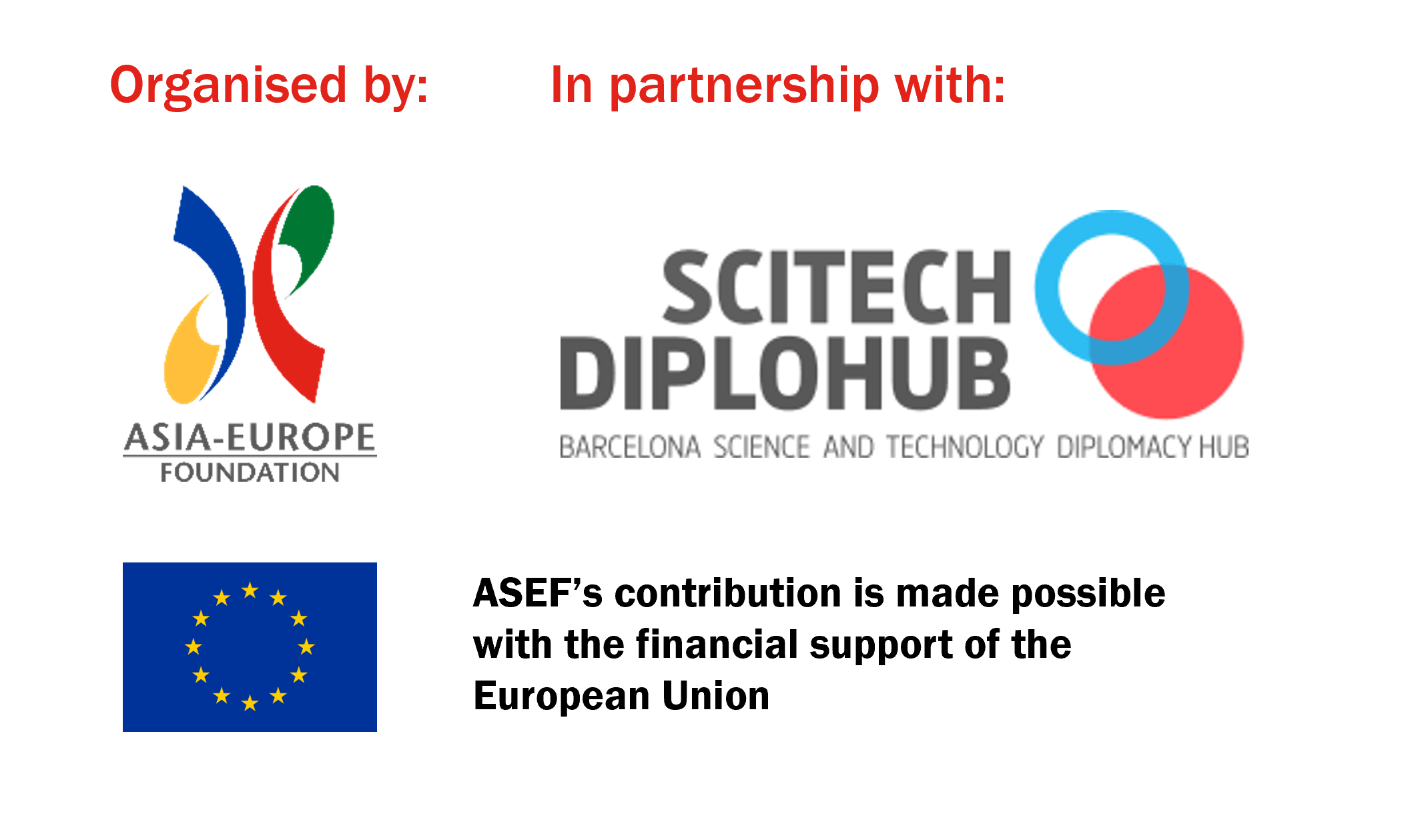 Call for Country Informants on Science & Technology Diplomacy - Asia-Europe Foundation (ASEF)